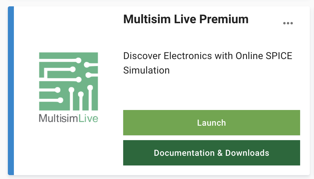 Activating the AD3 Multisim Live Premium offer – Digilent