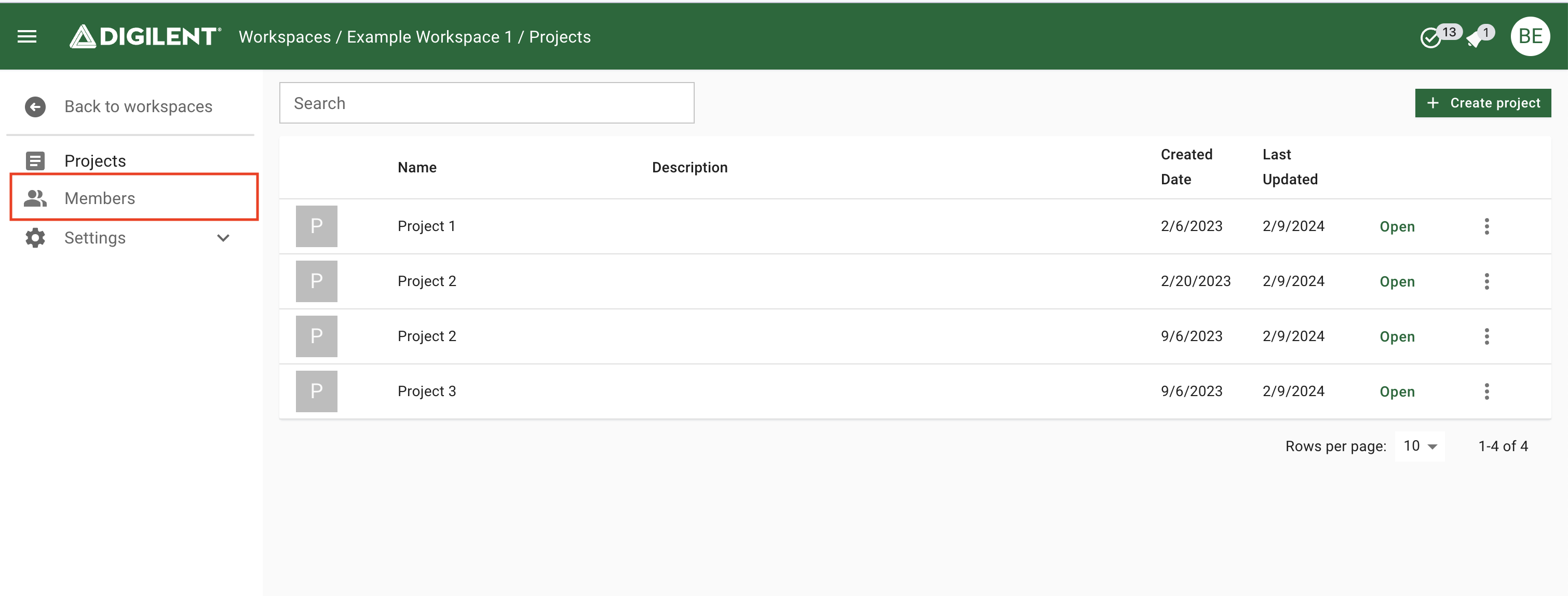 Adding, removing, and managing Workspace members – Digilent Adding, removing, and managing Workspace members – Digilent